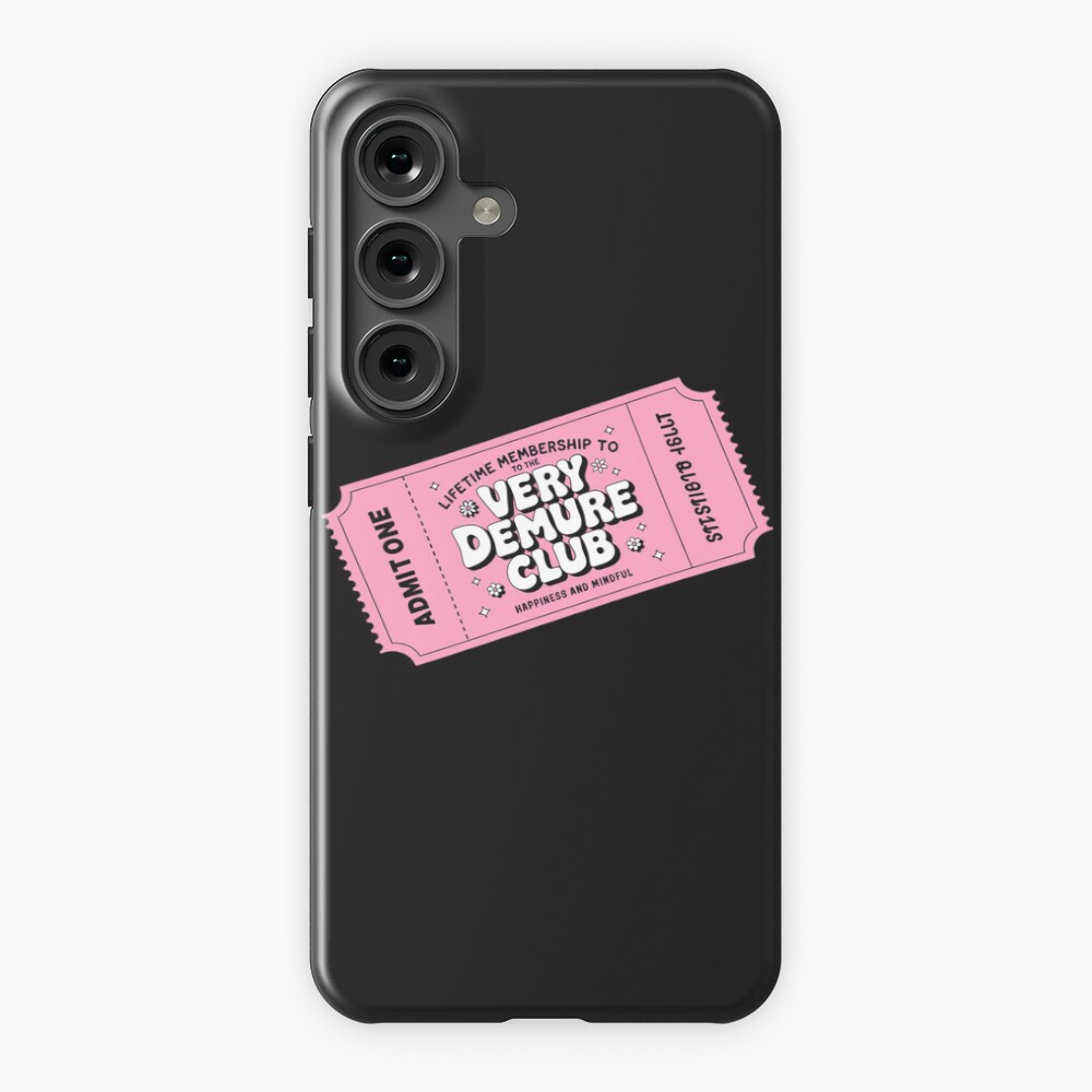 "Very demure, very mindful.Club Ticket | Cute Ticket" Sticker for Sale ...