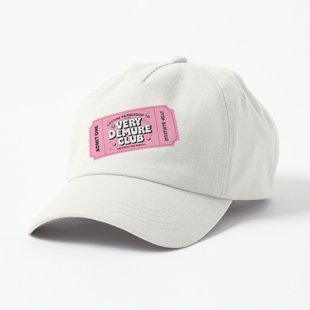 "Very demure, very mindful.Club Ticket | Cute Ticket" Sticker for Sale ...