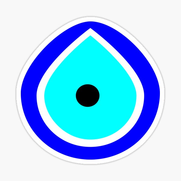 "Nazar - Turkish Evil Eye" Sticker by TaoJones42 | Redbubble
