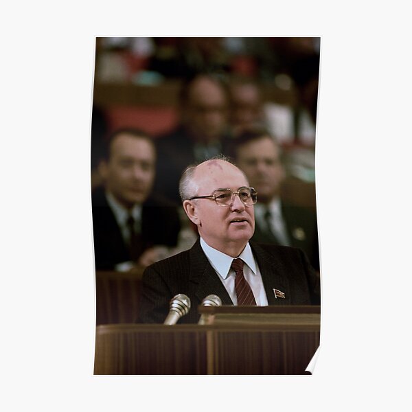"Mikhail Gorbachev" Poster for Sale by romeobravado | Redbubble