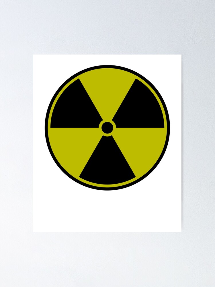 "Radioactive Fallout Symbol | Gamer Console Player" Poster for Sale by ...