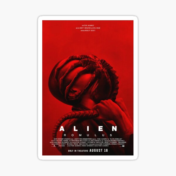 "alien romulus" Sticker for Sale by Naturebydesigns | Redbubble