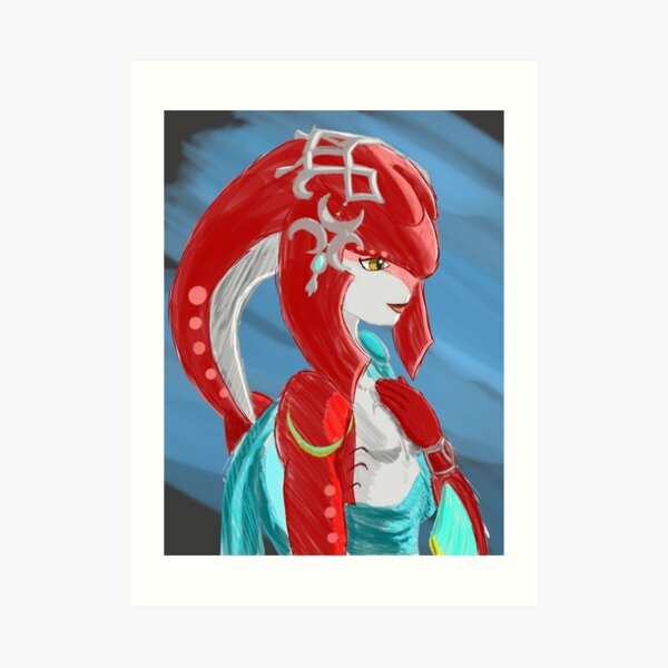 "Champion Mipha" Art Print by Sephiroth1204 | Redbubble