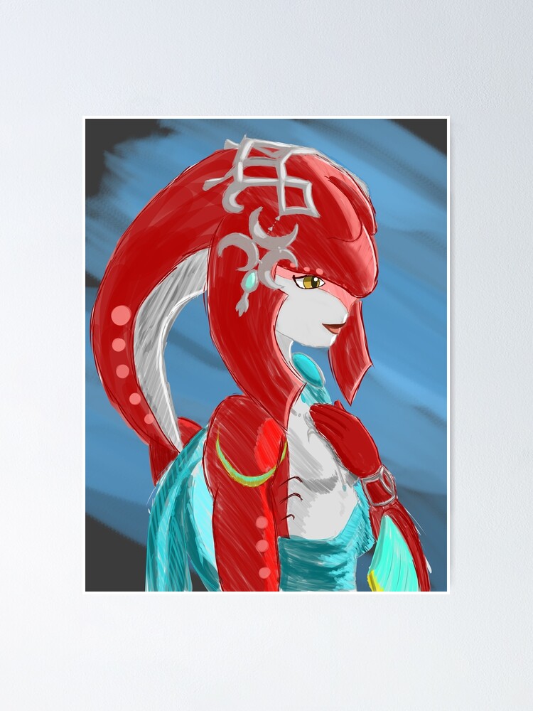 "Champion Mipha" Poster for Sale by Sephiroth1204 | Redbubble
