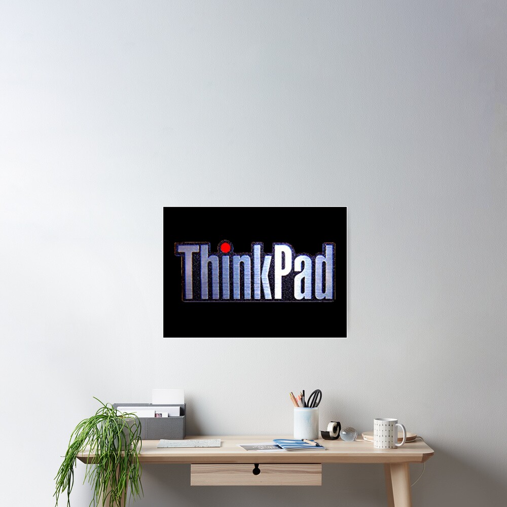 "Thinkpad Logo Realistic" Poster by Nostalgio | Redbubble