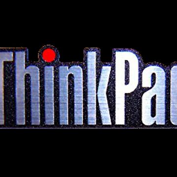 "Thinkpad Logo Realistic" Sticker for Sale by Nostalgio | Redbubble