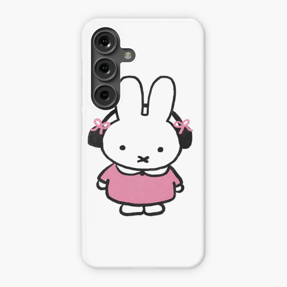 "Cute Bow Headphone Miffy " Sticker for Sale by cranbearrie | Redbubble