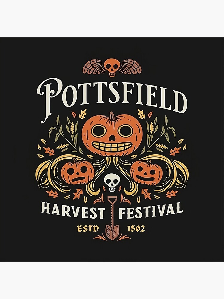 "Pottsfield Harvest Festival Don your Vegetables" Sticker for Sale by ...