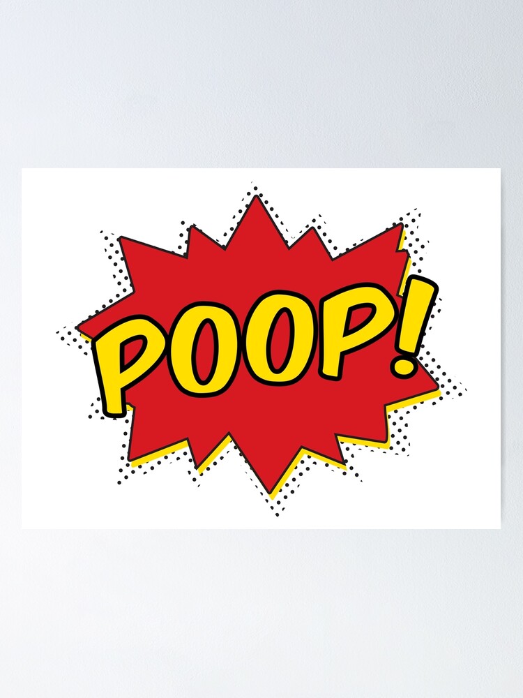 "Super Poop" Poster by teesaurus | Redbubble