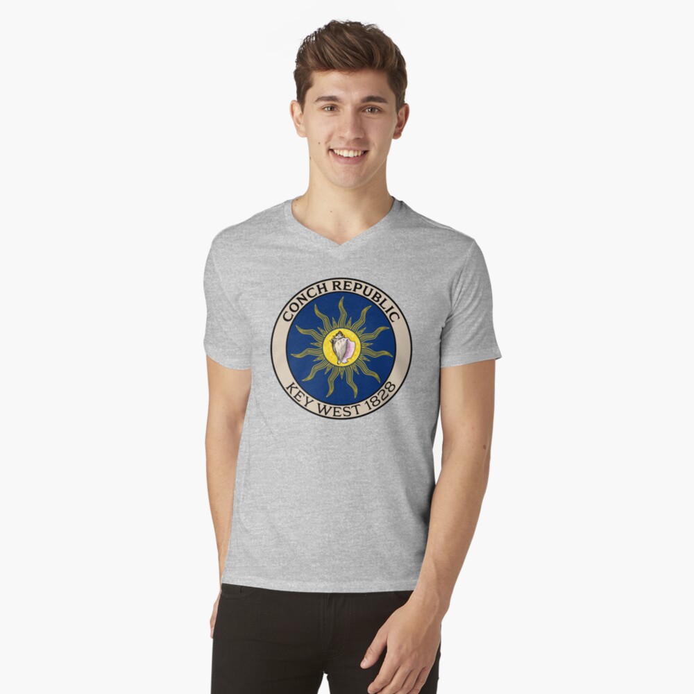 "Conch Republic - Key west Flag" Sticker for Sale by PaperflyDoodles ...