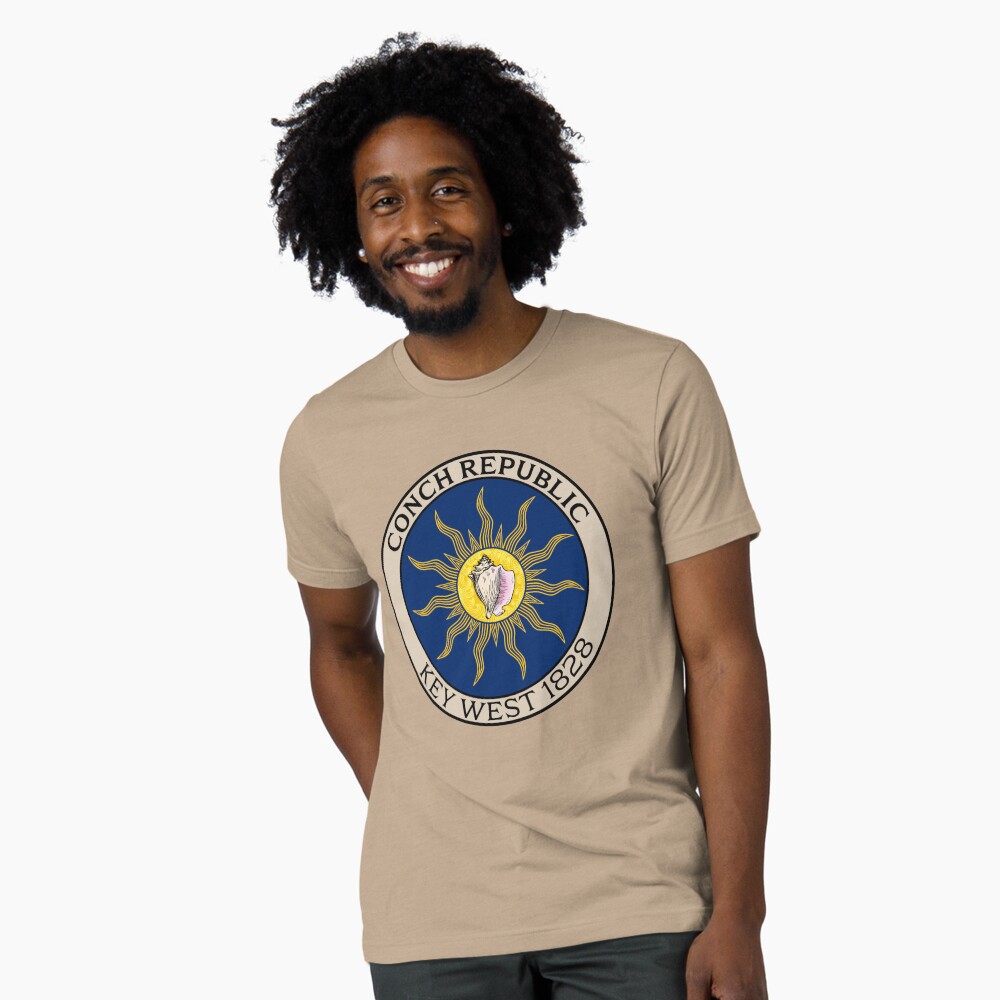 "Conch Republic - Key west Flag" Sticker for Sale by PaperflyDoodles ...