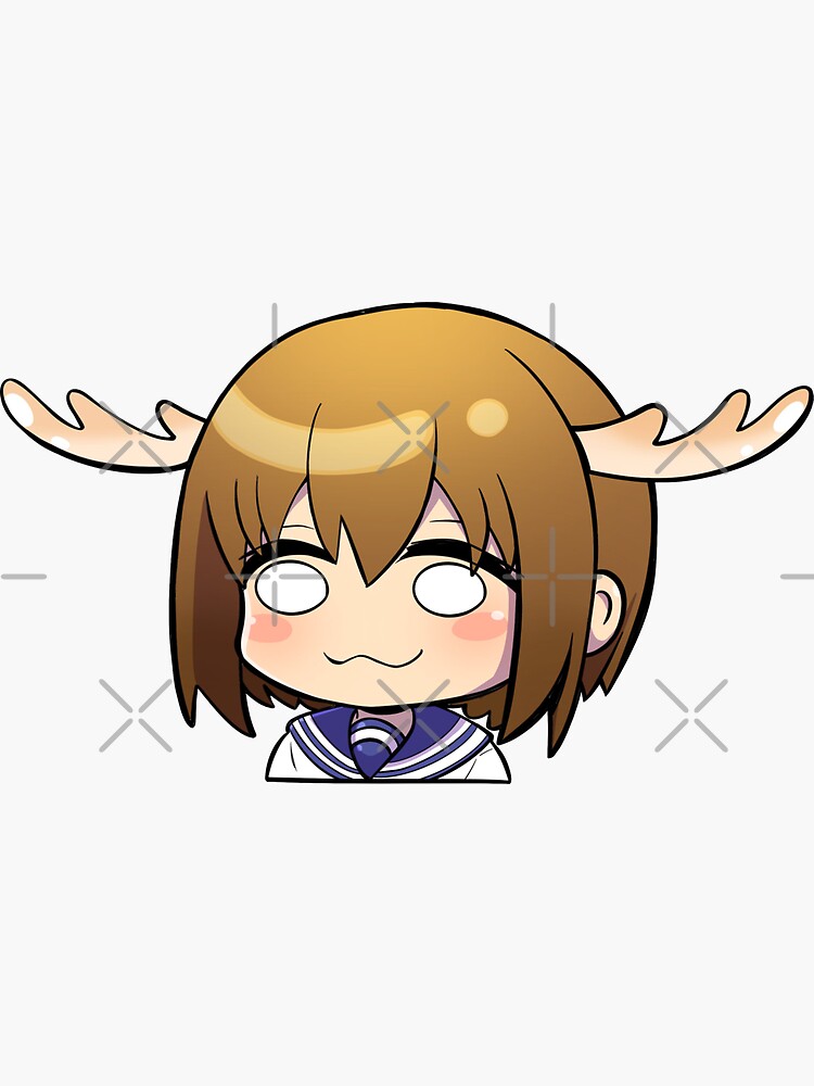 "Noko Shikanoko Chibi from My Deer Friend Nokotan" Sticker for Sale by ...