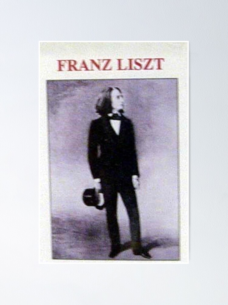"Franz Liszt, Liszt, Composer, Romantic, Piano, Portrait, young, hat ...