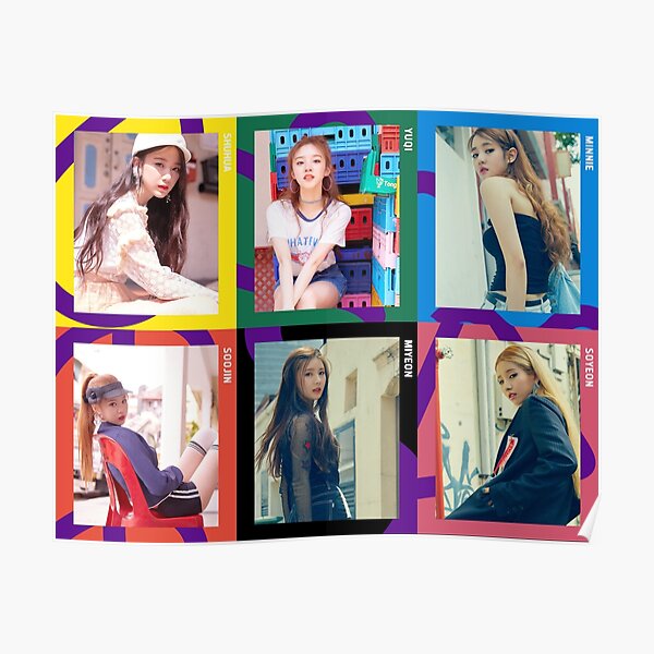 "GIDLE - G)I-DLE kpop" Poster for Sale by jogtest | Redbubble