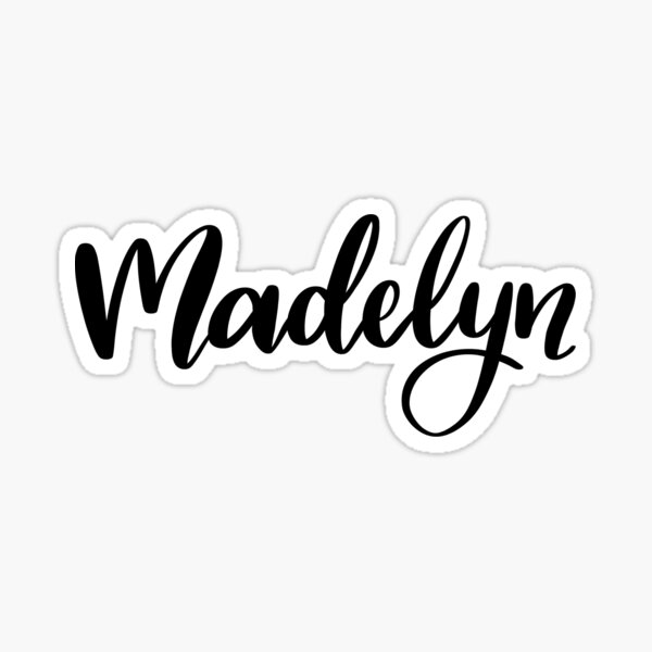 "Madelyn " Sticker for Sale by ellietography | Redbubble
