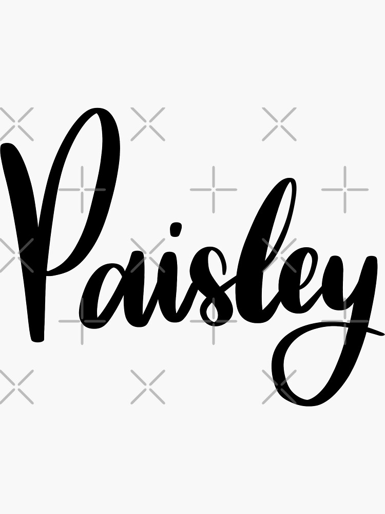 "Paisley " Sticker for Sale by ellietography | Redbubble