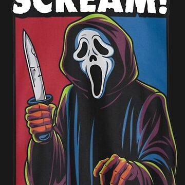 "Scream Ghostface Holding Knife" Poster for Sale by Vicky021 | Redbubble