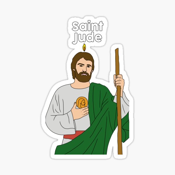 "Saint Jude" Sticker for Sale by elviamontemayor | Redbubble