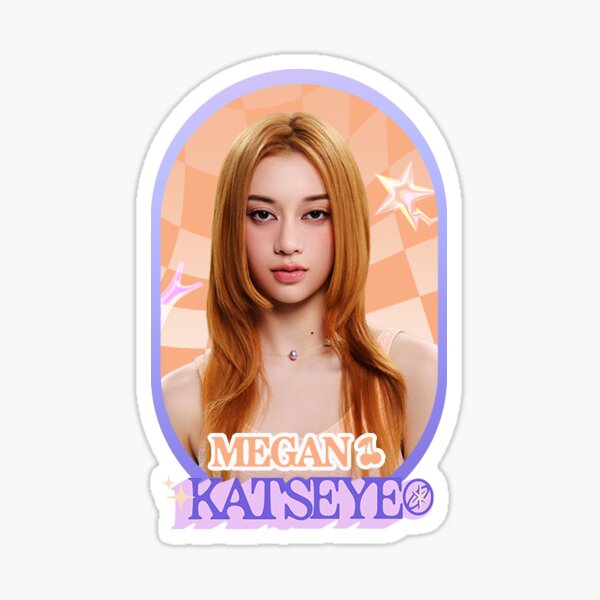 "Katseye - Megan" Sticker for Sale by jambainjoy | Redbubble