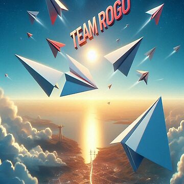 "Team Rogo - Paper Airplanes " Sticker for Sale by Jacob Rogotzke | Redbubble