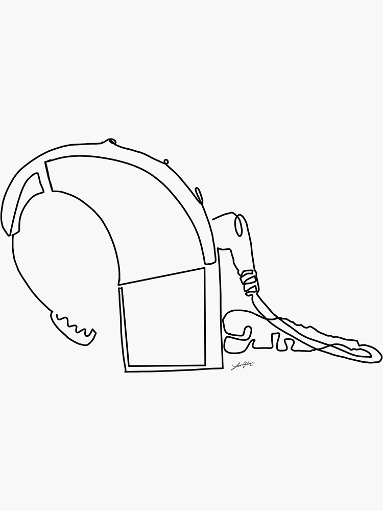 "Advanced Bionics Implant Sticker" Sticker for Sale by Painted-Pansy ...