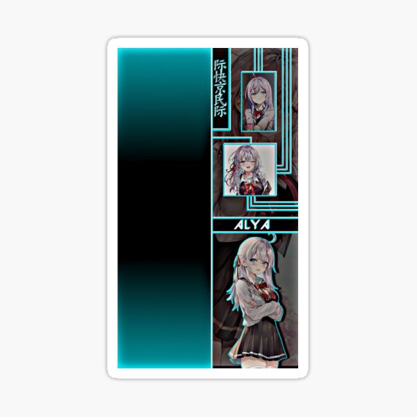 "Alya Sometimes Hides Her Feelings in Russian" Sticker for Sale by Pure ...