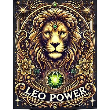 "Roar in Style with the Leo Power" Sticker for Sale by ElijahsUniverse ...
