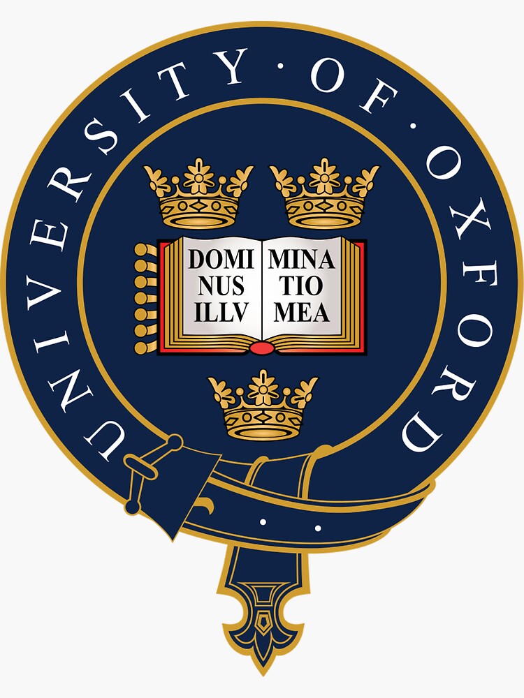 "University of Oxford" Sticker by Orange-Monkeys | Redbubble