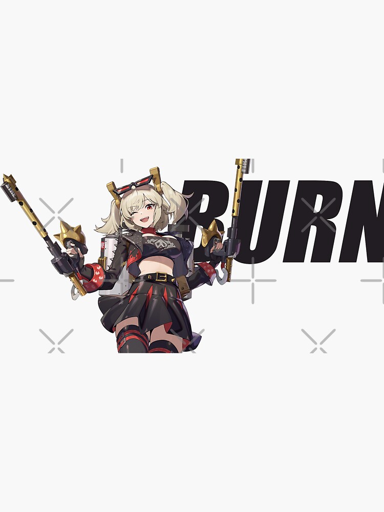 "Burnice White - Zenless Zone Zero" Sticker by EcchiKawaii | Redbubble