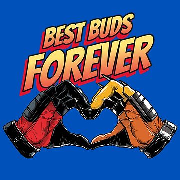 "Best Buds Forever" Sticker for Sale by legendaryskins | Redbubble