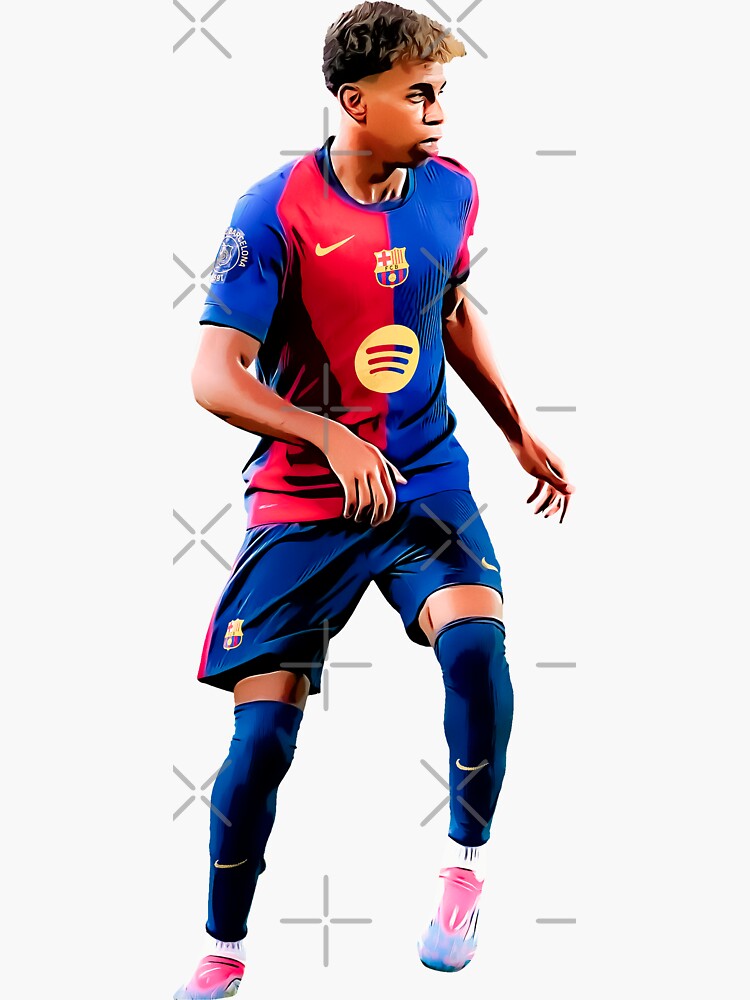 "lamine yamal" Sticker by memories camisetas | Redbubble