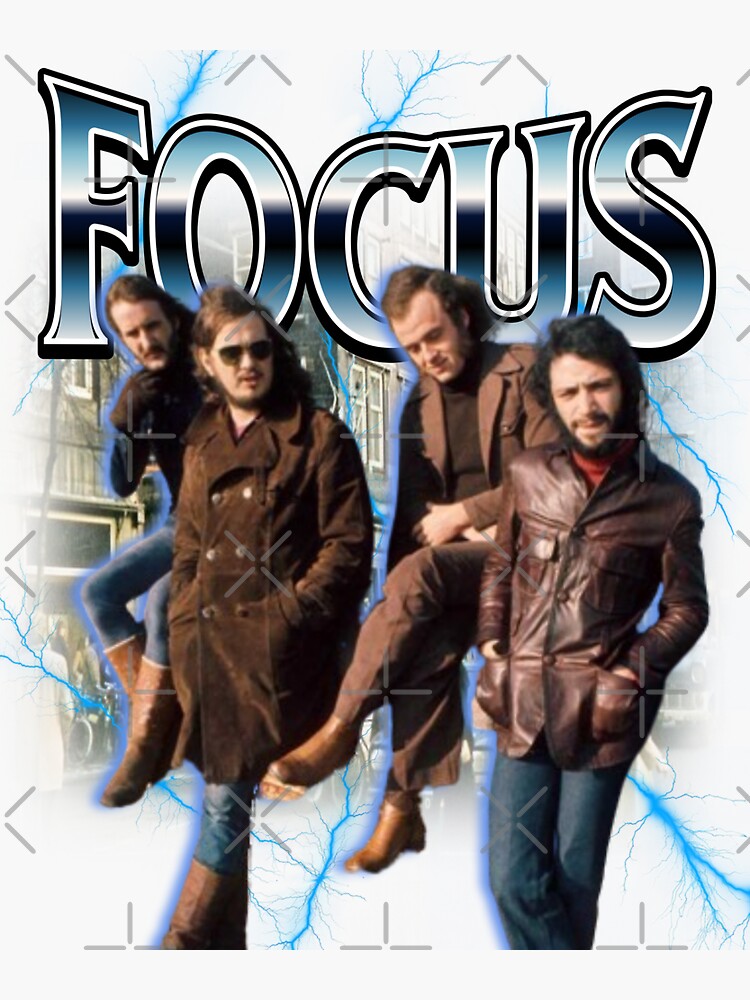 "Focus Prog Rock 90s Bootleg Style" Sticker for Sale by SurrealisticLeo ...