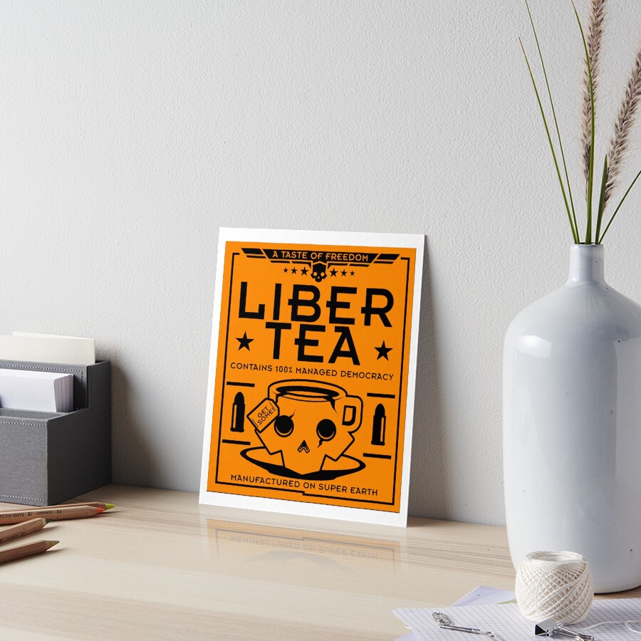"Liber tea" Sticker for Sale by ElkanH | Redbubble
