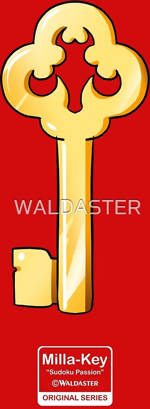 "SUDOKU PASSION | "Milla-Key" - original merchandise" by WALDASTER ...