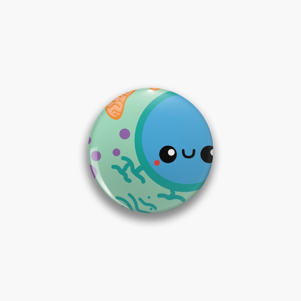 "Happy Little Eukaryotic Cell" Sticker for Sale by ScienceAdjacent ...