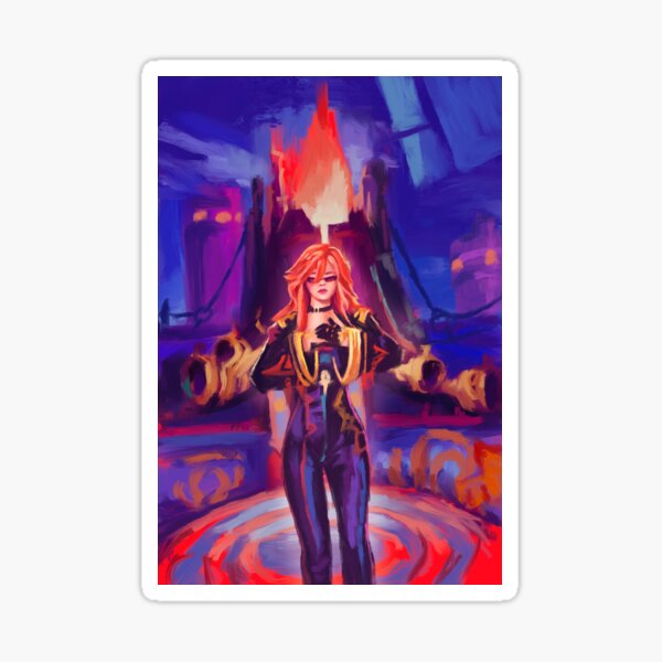 "Mavuika Genshin Impact Pyro Archon Natlan " Sticker for Sale by ...