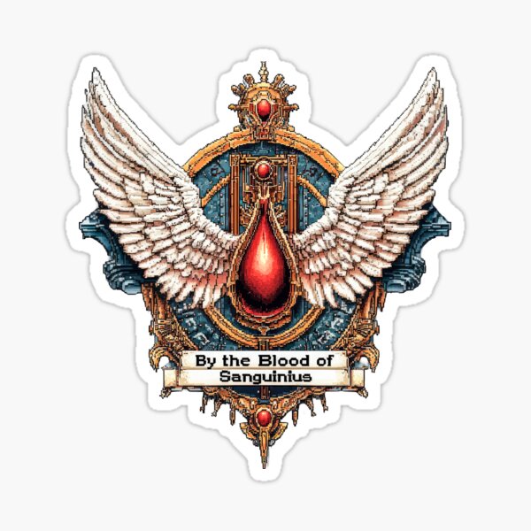 "Blood Angels Warhammer 40k" Sticker by Marlicomio | Redbubble