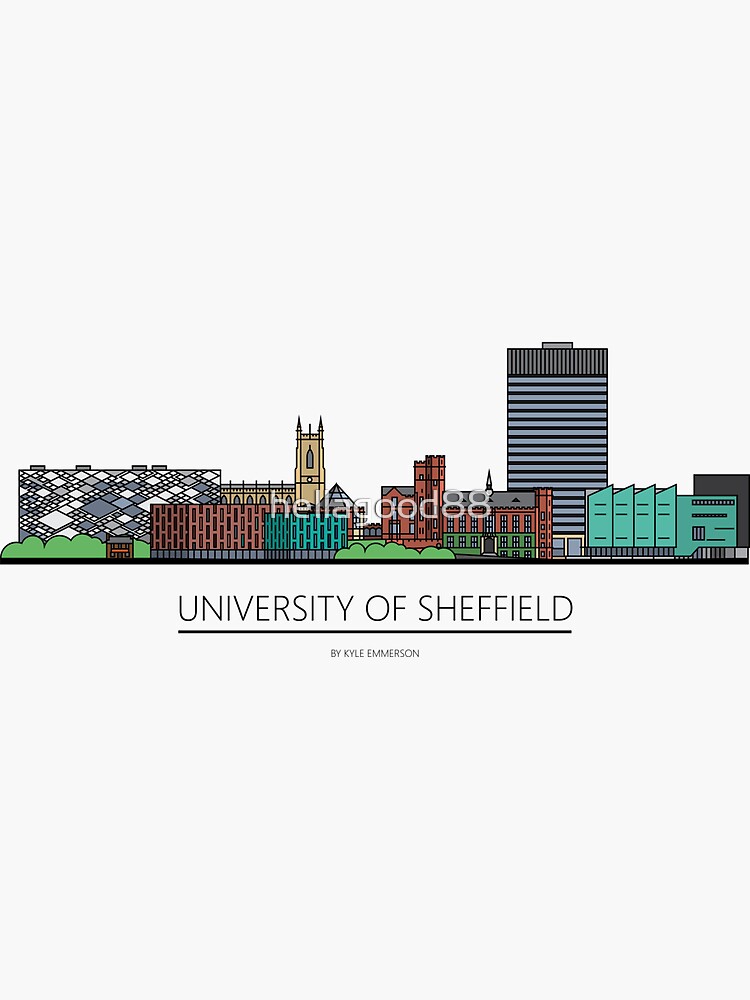"Sheffield Icons - University of Sheffield" Sticker for Sale by ...