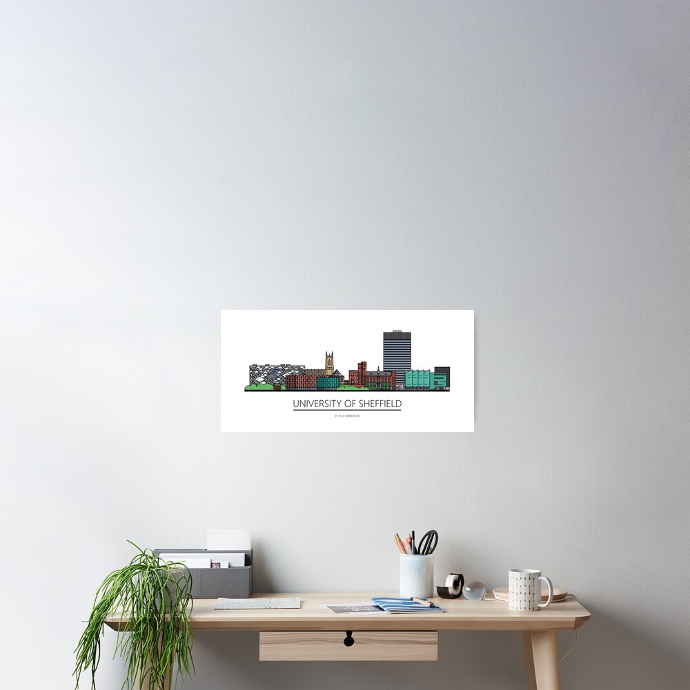 "Sheffield Icons - University of Sheffield" Poster for Sale by ...