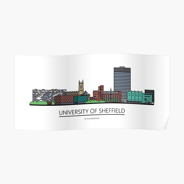 "Sheffield Icons - University of Sheffield" Poster for Sale by ...