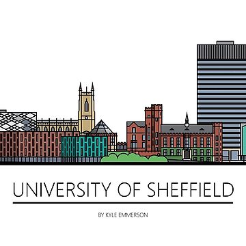 "Sheffield Icons - University of Sheffield" Greeting Card for Sale by ...