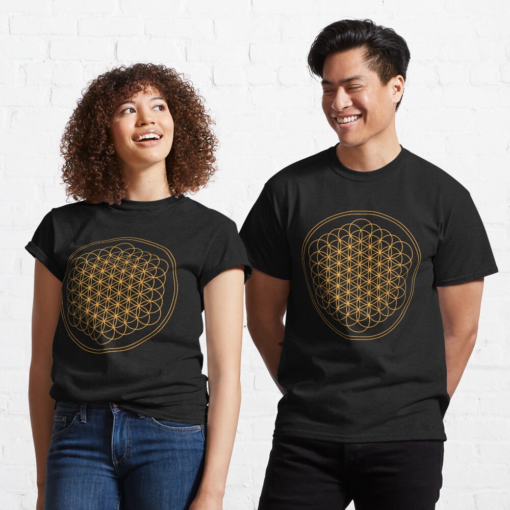 ""Sempiternal" Flower of Life" Sticker for Sale by 3BeatDesigns | Redbubble