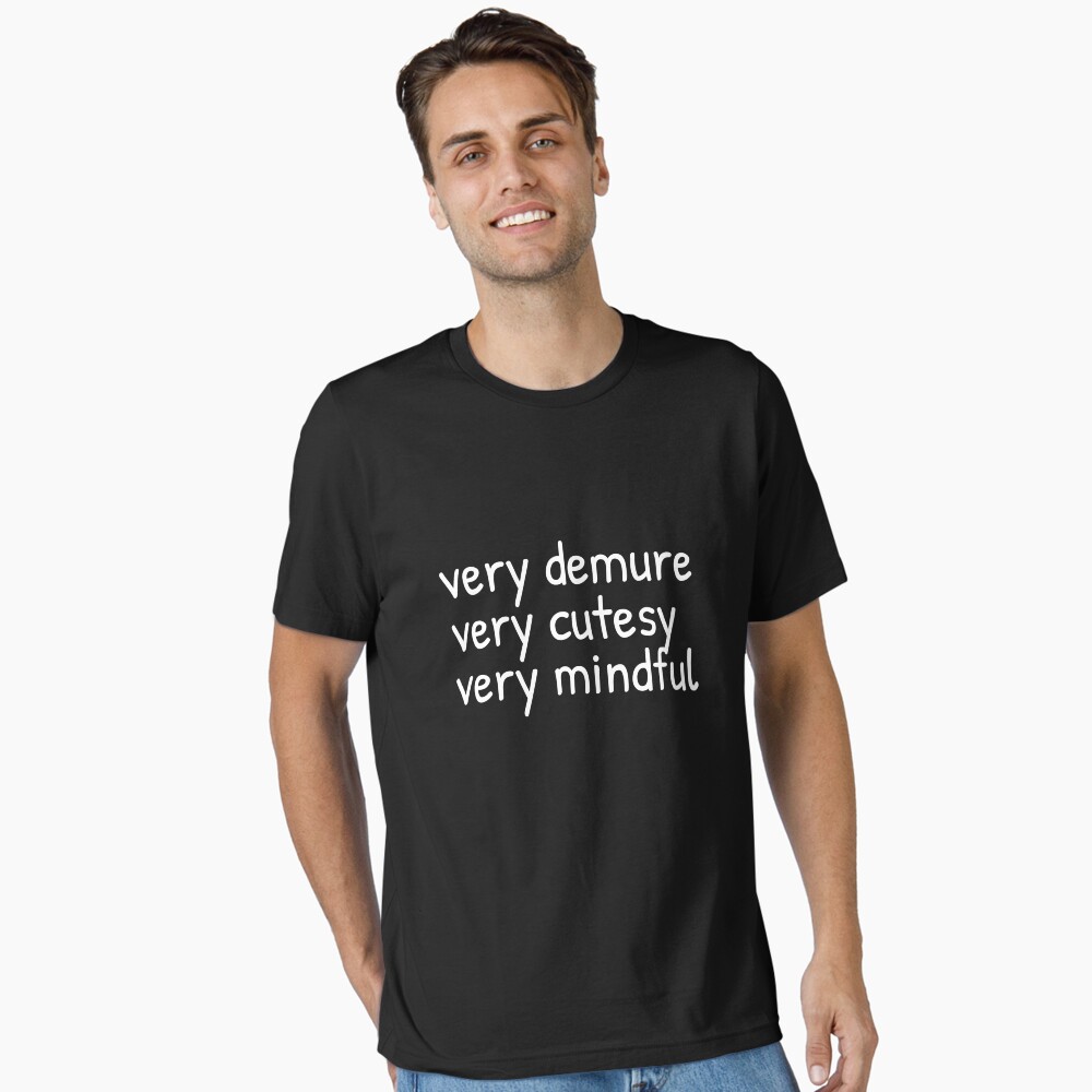 "Very demure very cutesy very mindful" Sticker for Sale by ...
