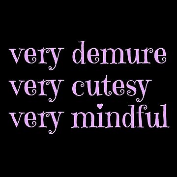 "Very demure" Sticker for Sale by vyascreations | Redbubble
