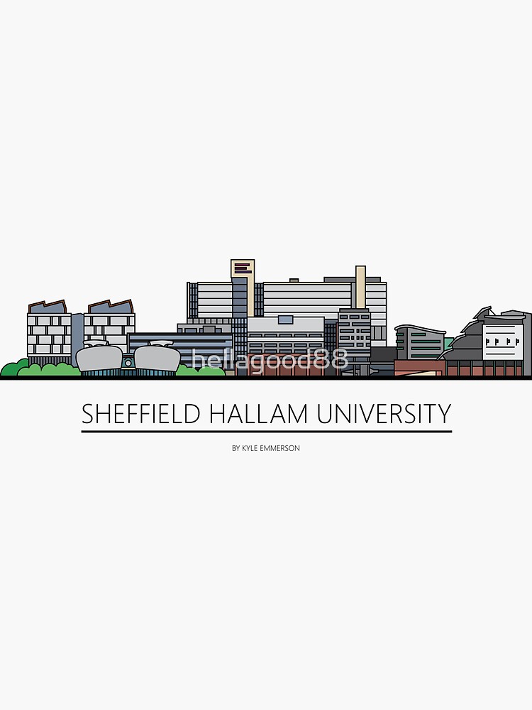 "Sheffield Icons - Sheffield Hallam University" Sticker for Sale by ...