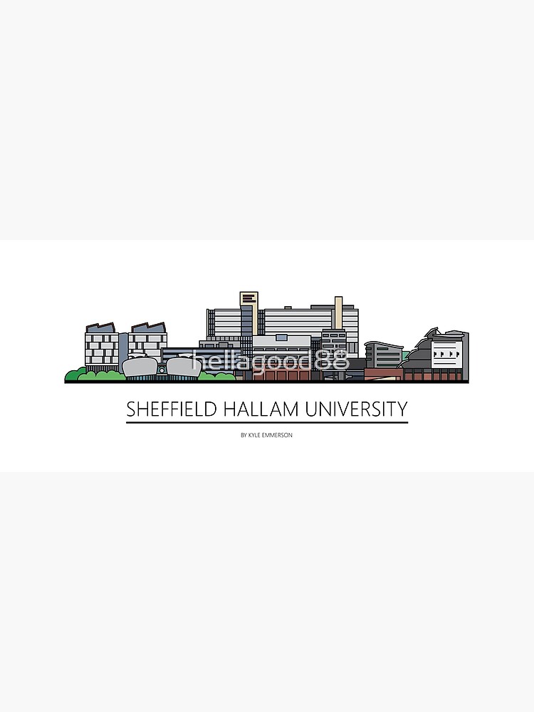 "Sheffield Icons - Sheffield Hallam University" Canvas Print by ...