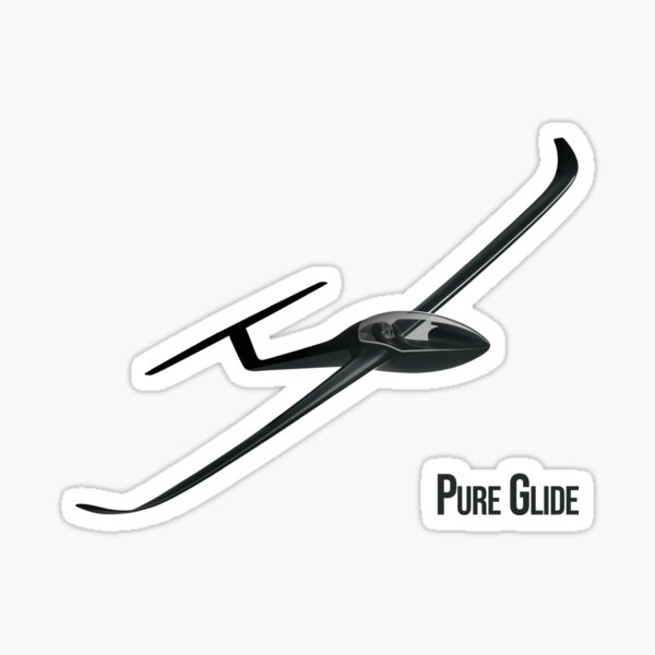"Pure Glide Glider Plane Pilot Sailplane Biplane aerial floating ...