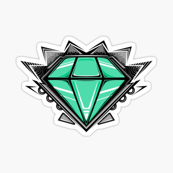 "Master Emerald" Sticker for Sale by EPX-Design | Redbubble