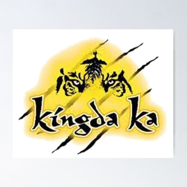 "kingda ka logo" Poster for Sale by coasterkian | Redbubble