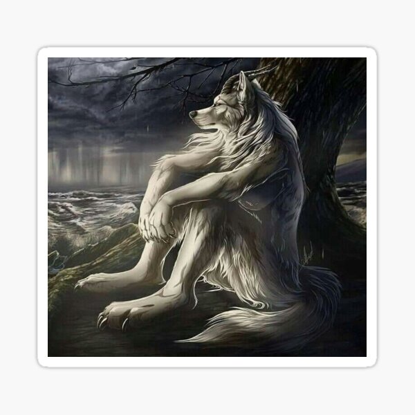 "Alpha wolf meme" Sticker for Sale by Art-Shack | Redbubble